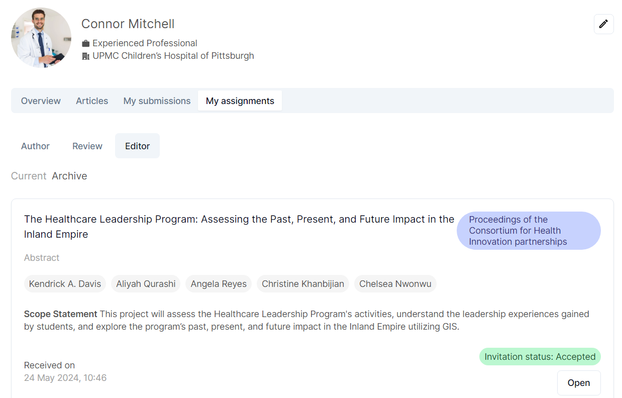 Guidelines for Editors, Conduct Science Journal - ConductScience Academic Publishing